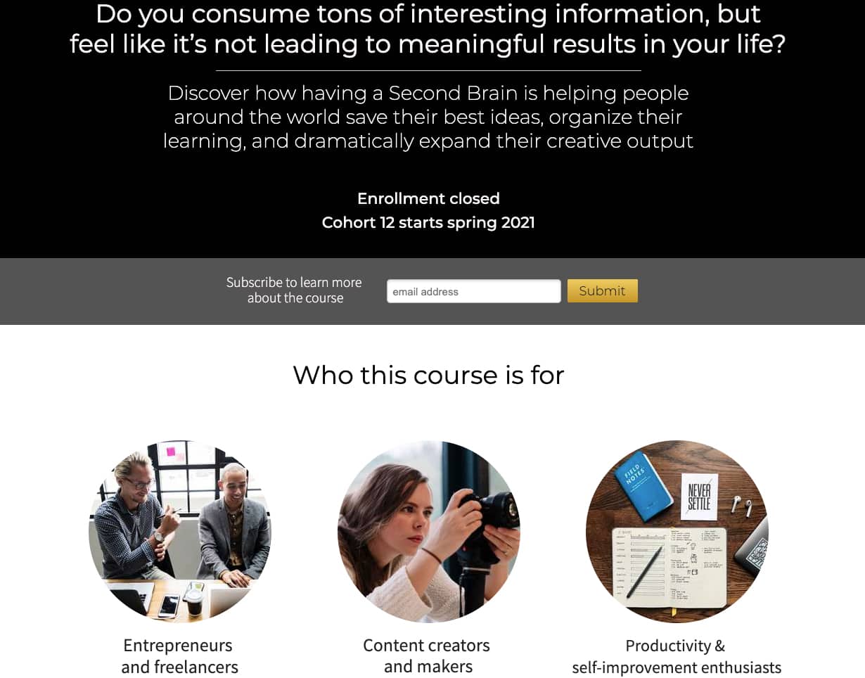 Behind the Scenes of Tiago Forte's $5,000,000/Year Productivity Course